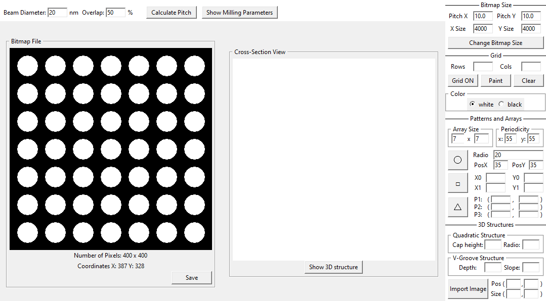 Focused Ion Beam Bitmap File Generator | Jairo Narro